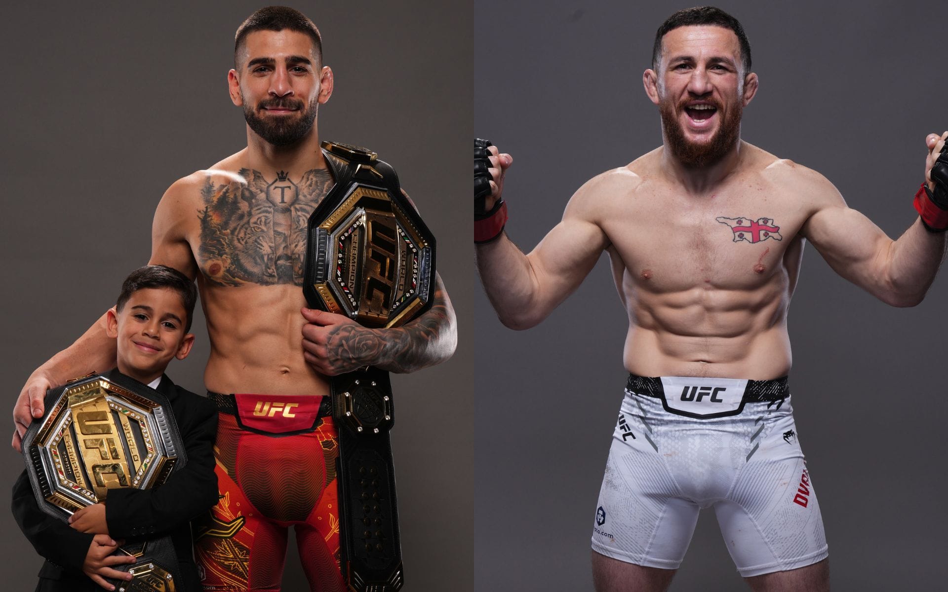 Merab Dvalishvili: "Legacy loading" - Fans react as Ilia Topuria's son ...