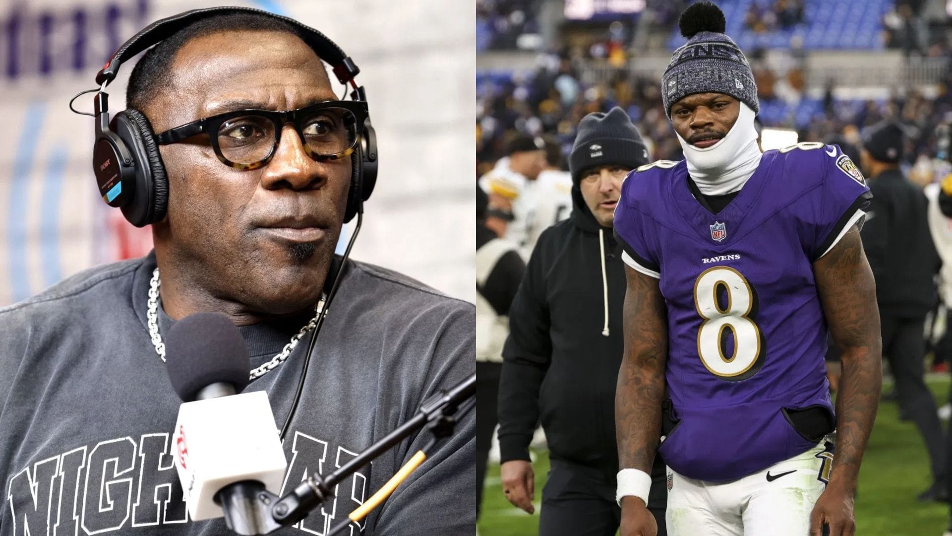 Shannon Sharpe urges Ravens to bench Lamar Jackson in Week 18 vs ...