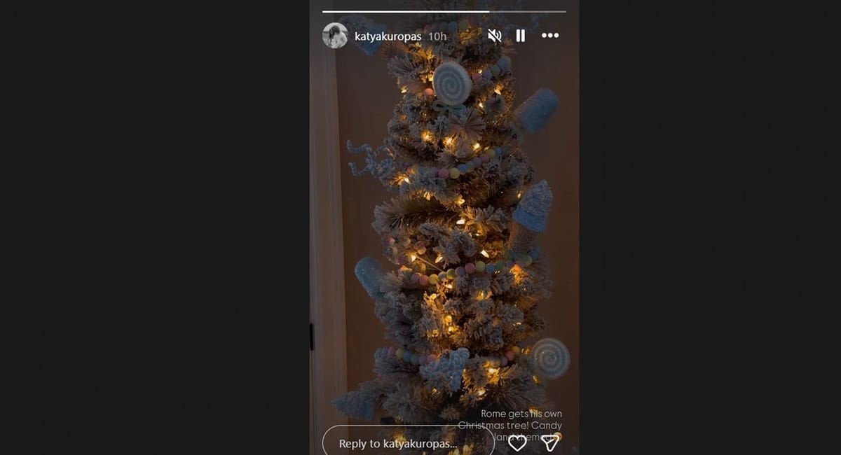 Christmas arrives early for J.J. McCarthy and fiancée Katya as baby boy ...