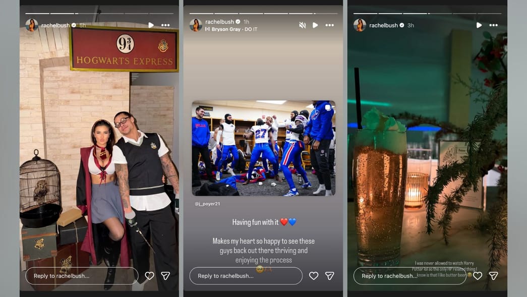 "I was never allowed" - Jordan Poyer's wife Rachel Bush reveals reason ...