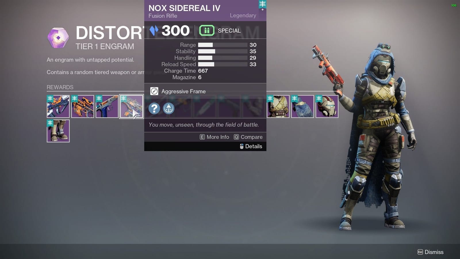 Nox Sidereal IV god roll guide for Destiny 2 PvE and PvP