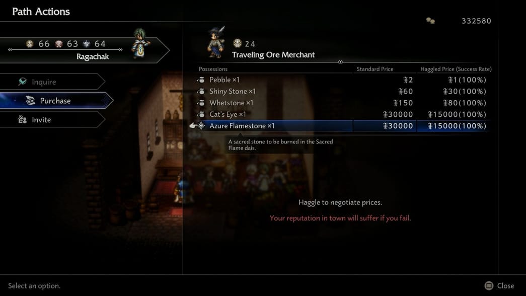 Octopath Traveler 0: How to get all the Azure Flamestones (and which to ...