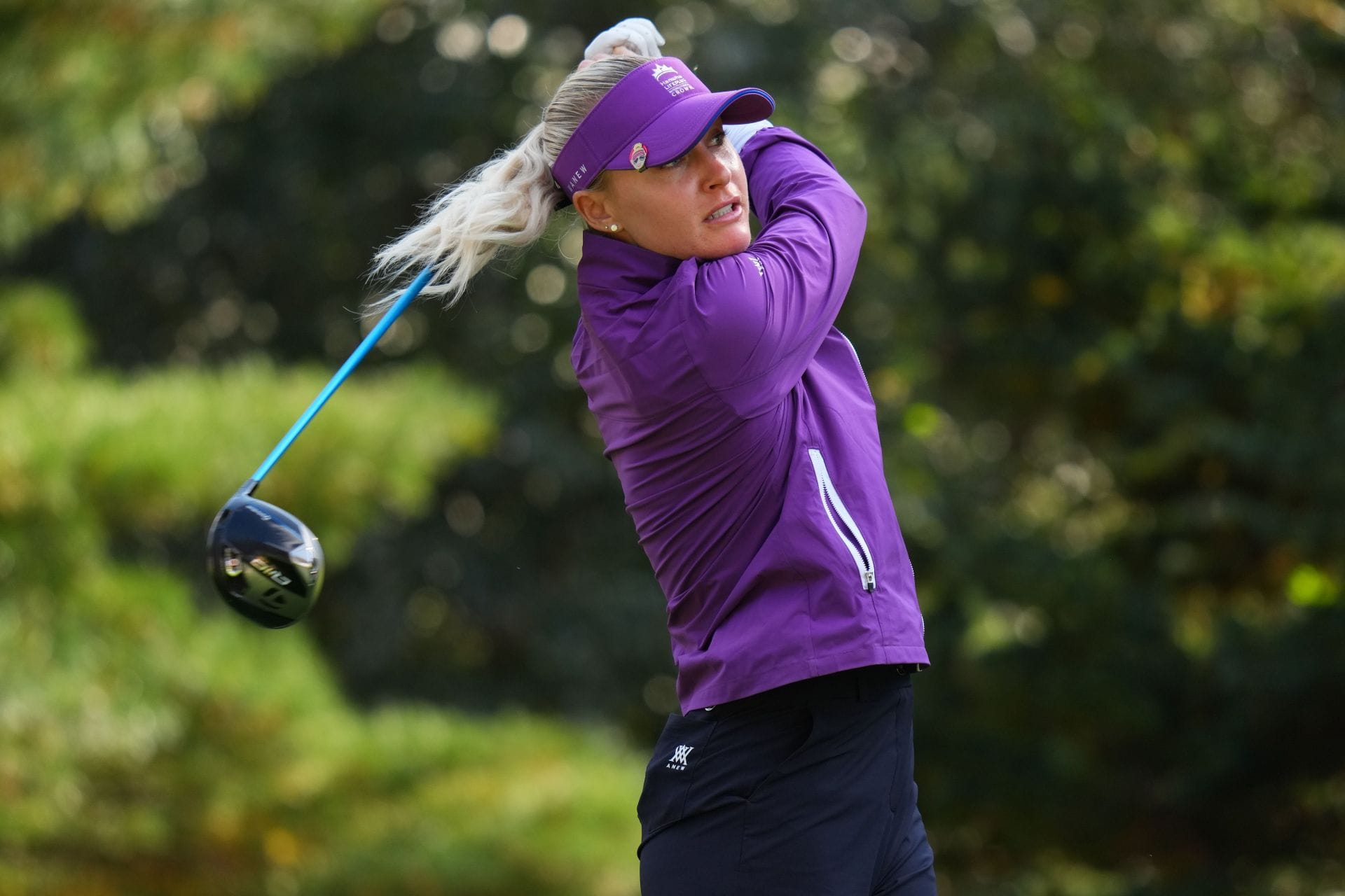 Charley Hull: Charley Hull dons white as she begins the "winter grind ...