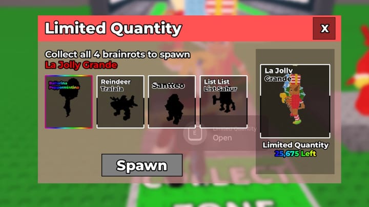 All limited Brainrots in Steal a Brainrot
