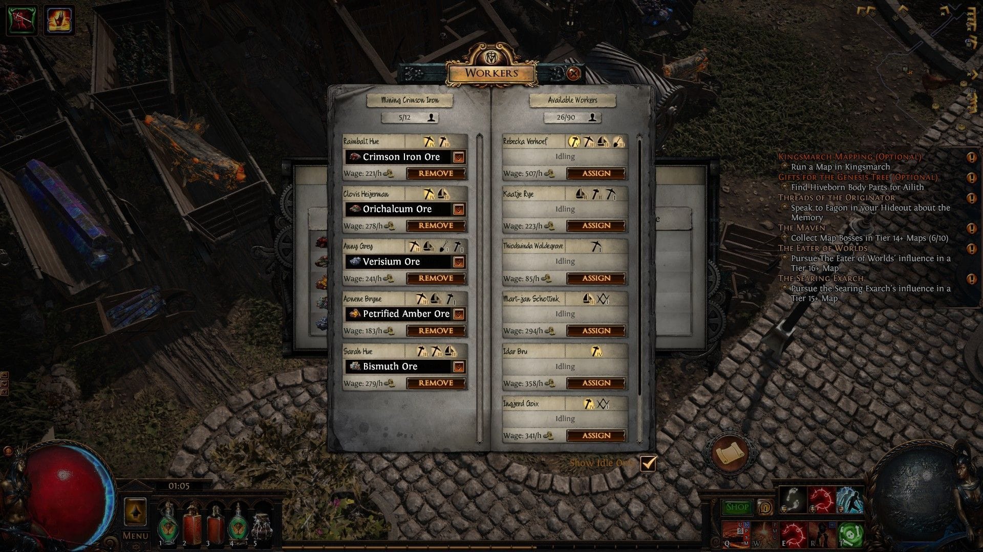 Path of Exile: Shipping cheat sheet