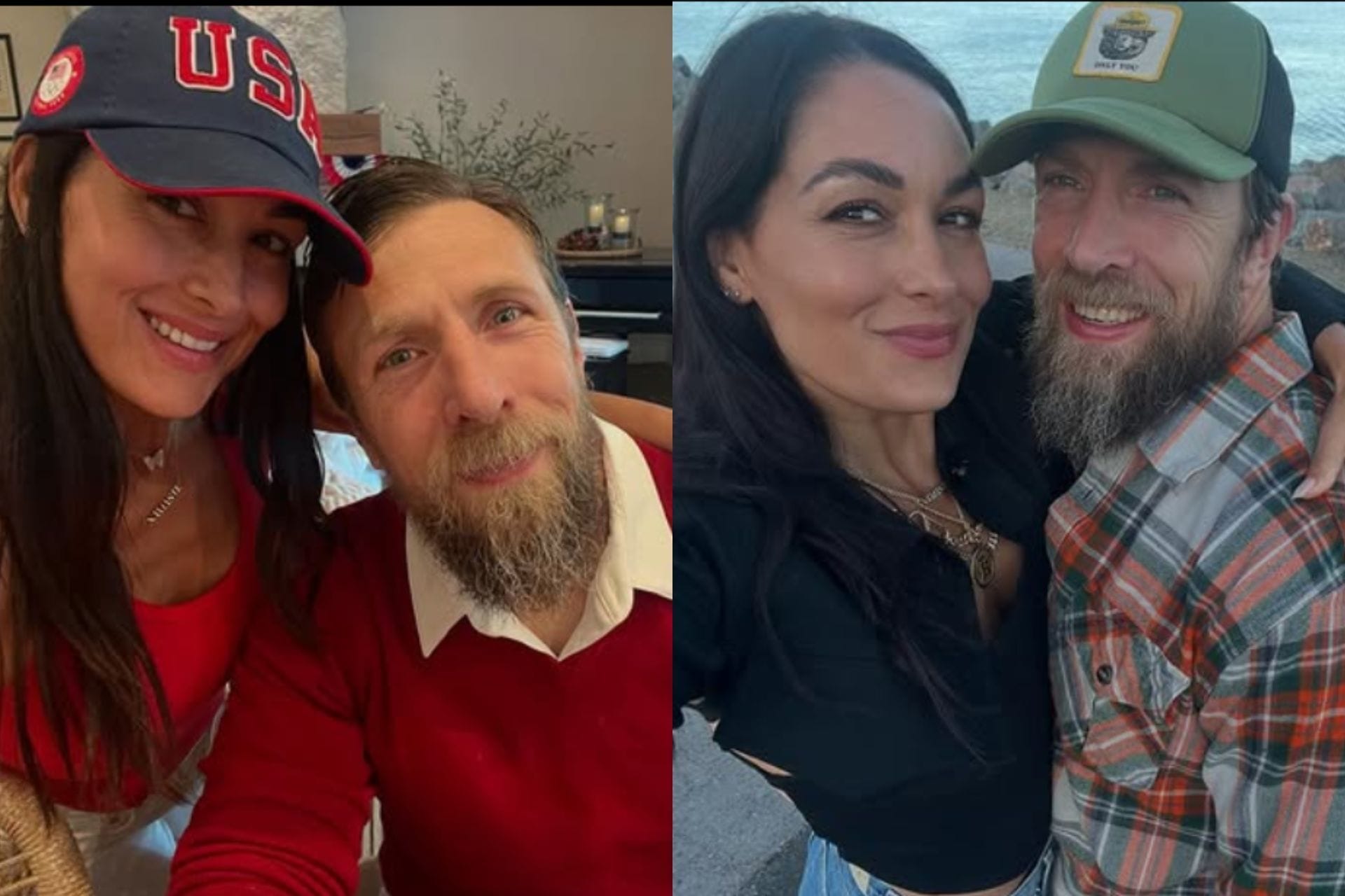 Brie Bella posts a heartwarming Christmas picture with Bryan Danielson ...
