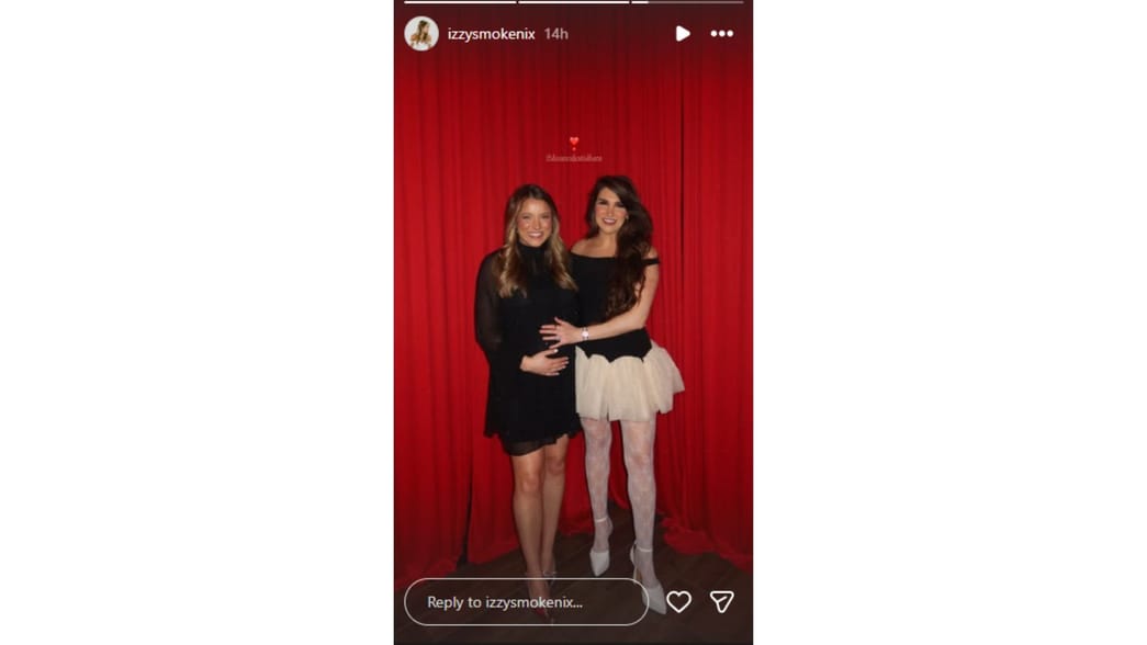 Jarrett Stidham's wife Kennedy poses in glamorous black fit-and-flare ...