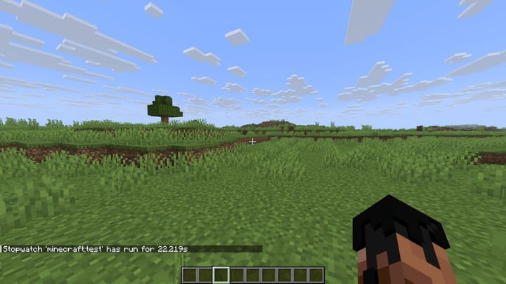 All details about new stopwatch command in Minecraft Mounts of Mayhem