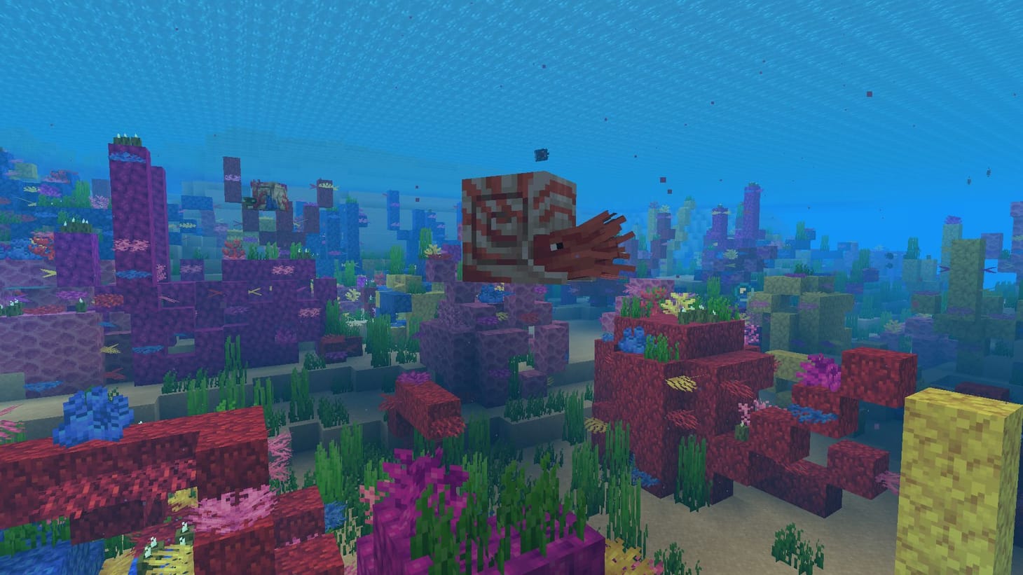 How to ride nautilus in Minecraft