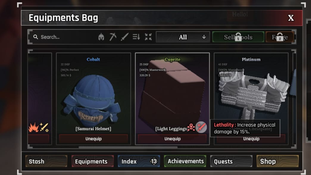 Roblox The Forge forging guide
