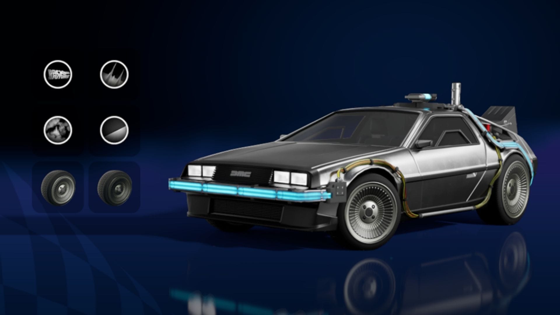 How to get Back to the Future Time Machine car skin in Fortnite
