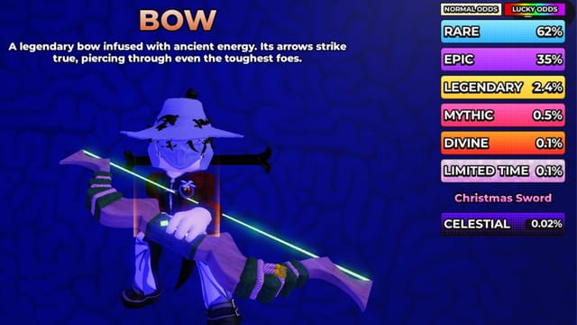 Hunty Zombie Christmas Sword weapon guide