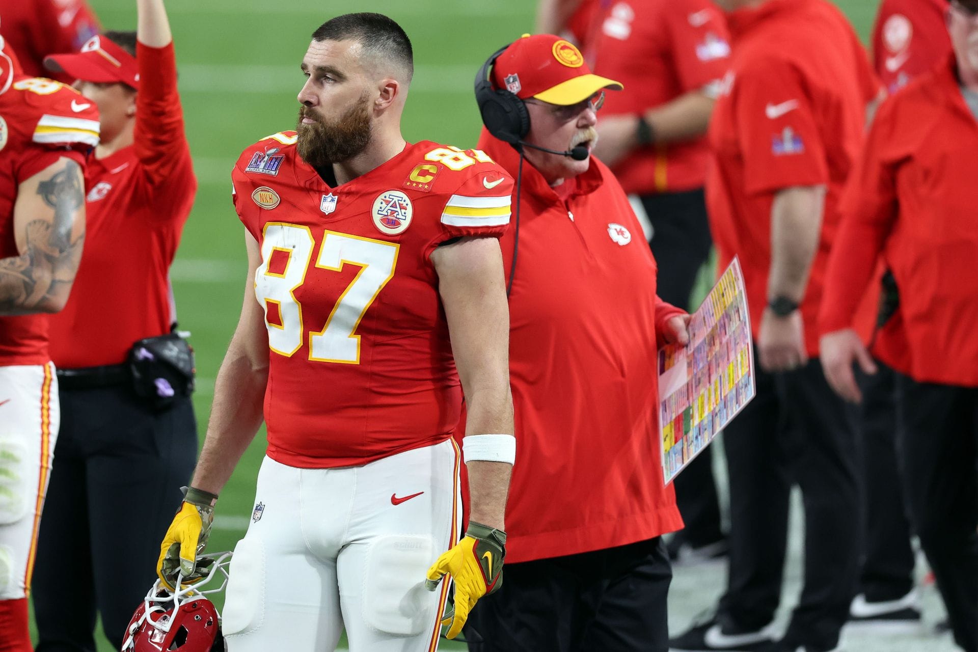 Andy Reid gets honest on whether Travis Kelce will play last home game ...