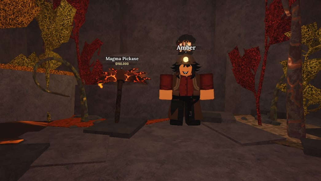 How to get Magma Pickaxe in The Forge