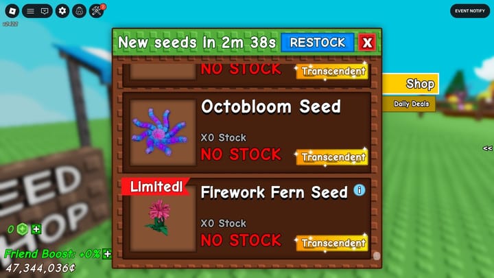 Grow a Garden Firework Fern guide: Rarity, how to get, and more