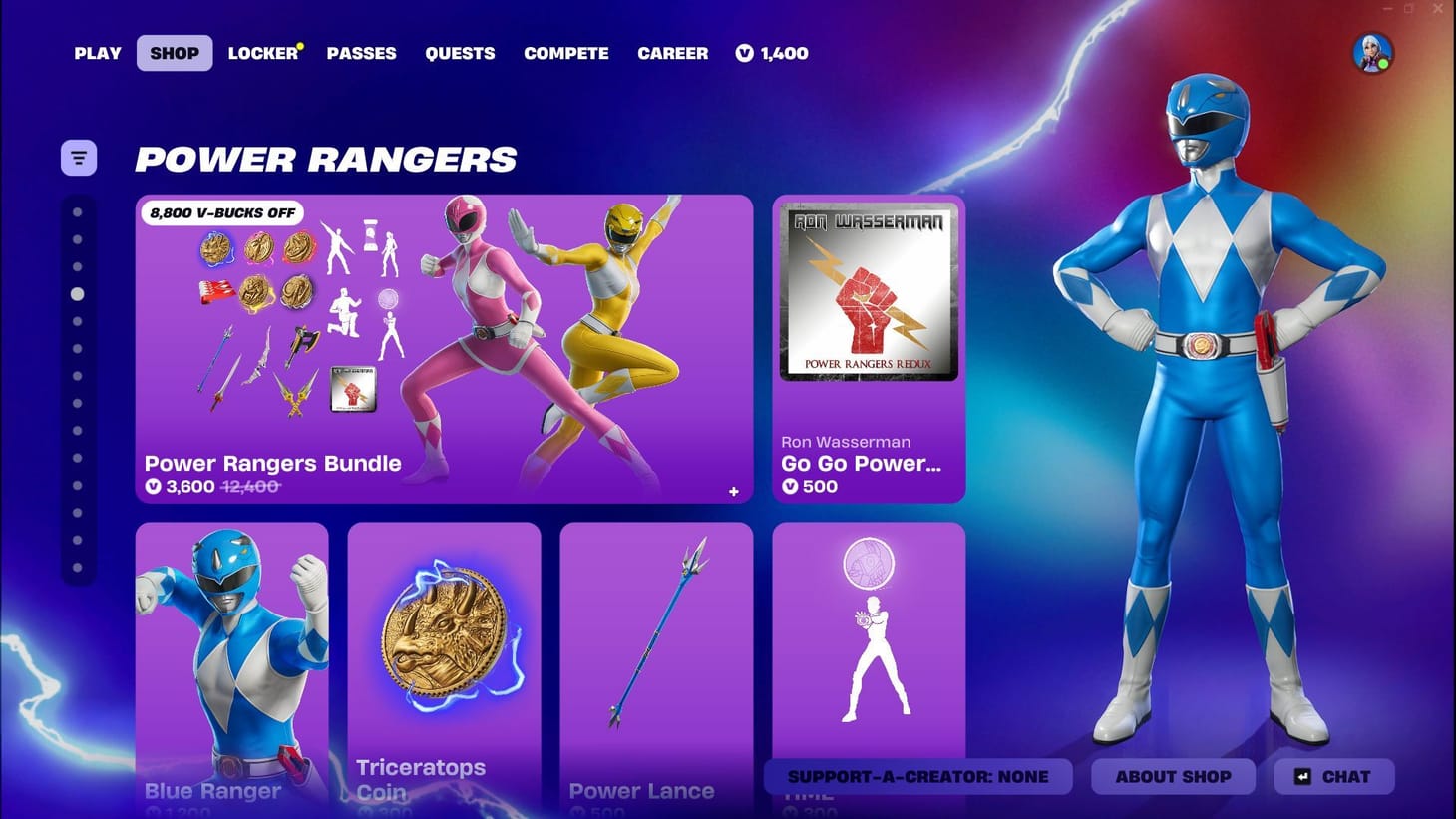 How to get Power Rangers skins in Fortnite