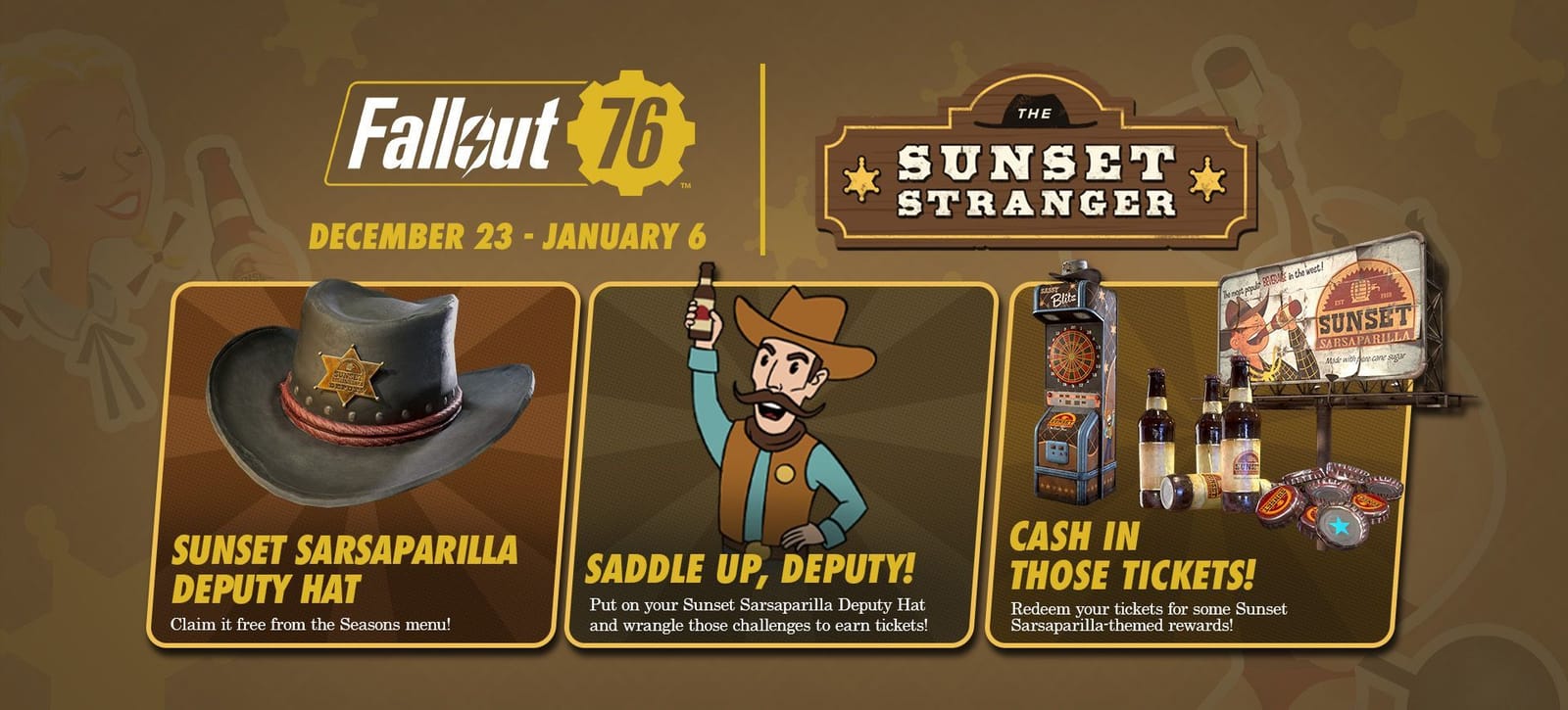 Fallout 76 Sunset Stranger Mini-Season challenges and rewards