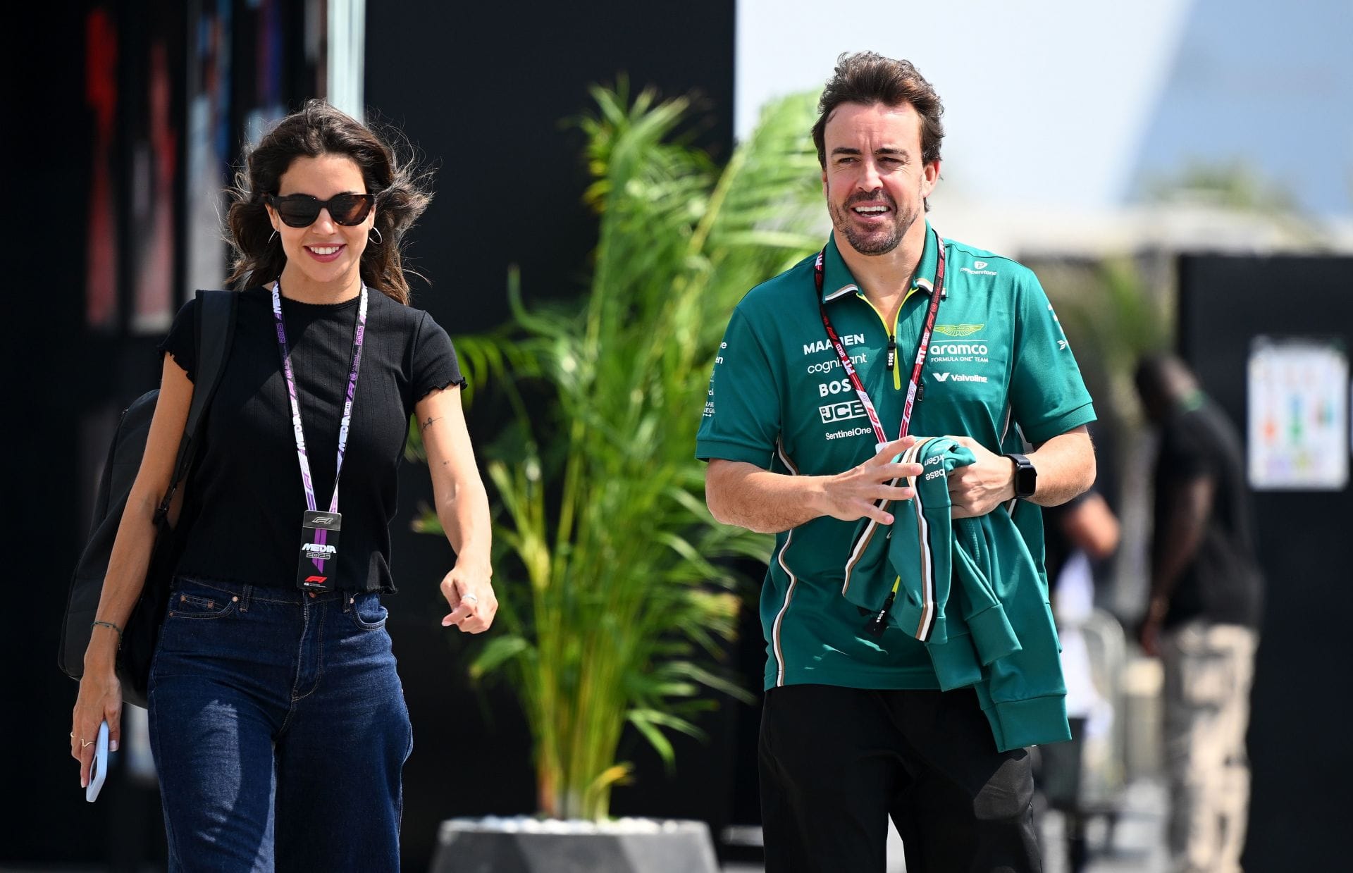 Fernando Alonso and girlfriend Melissa Jimenez turn heads in rare ...