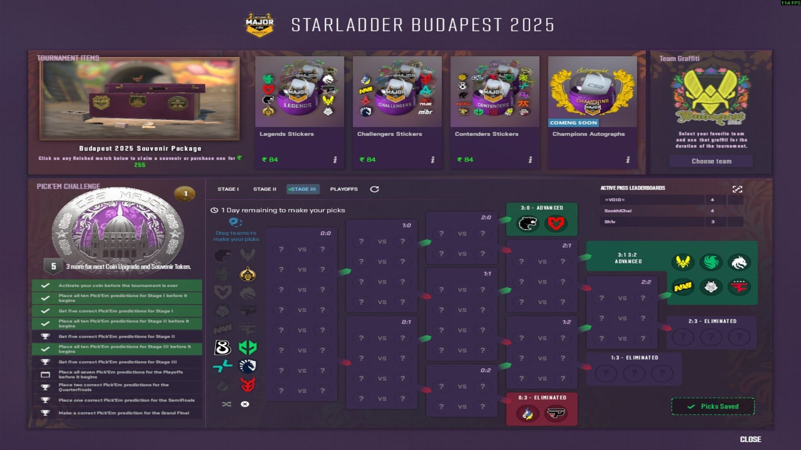 Our picks for best CS2 StarLadder Budapest Major 2025 Pick'Ems