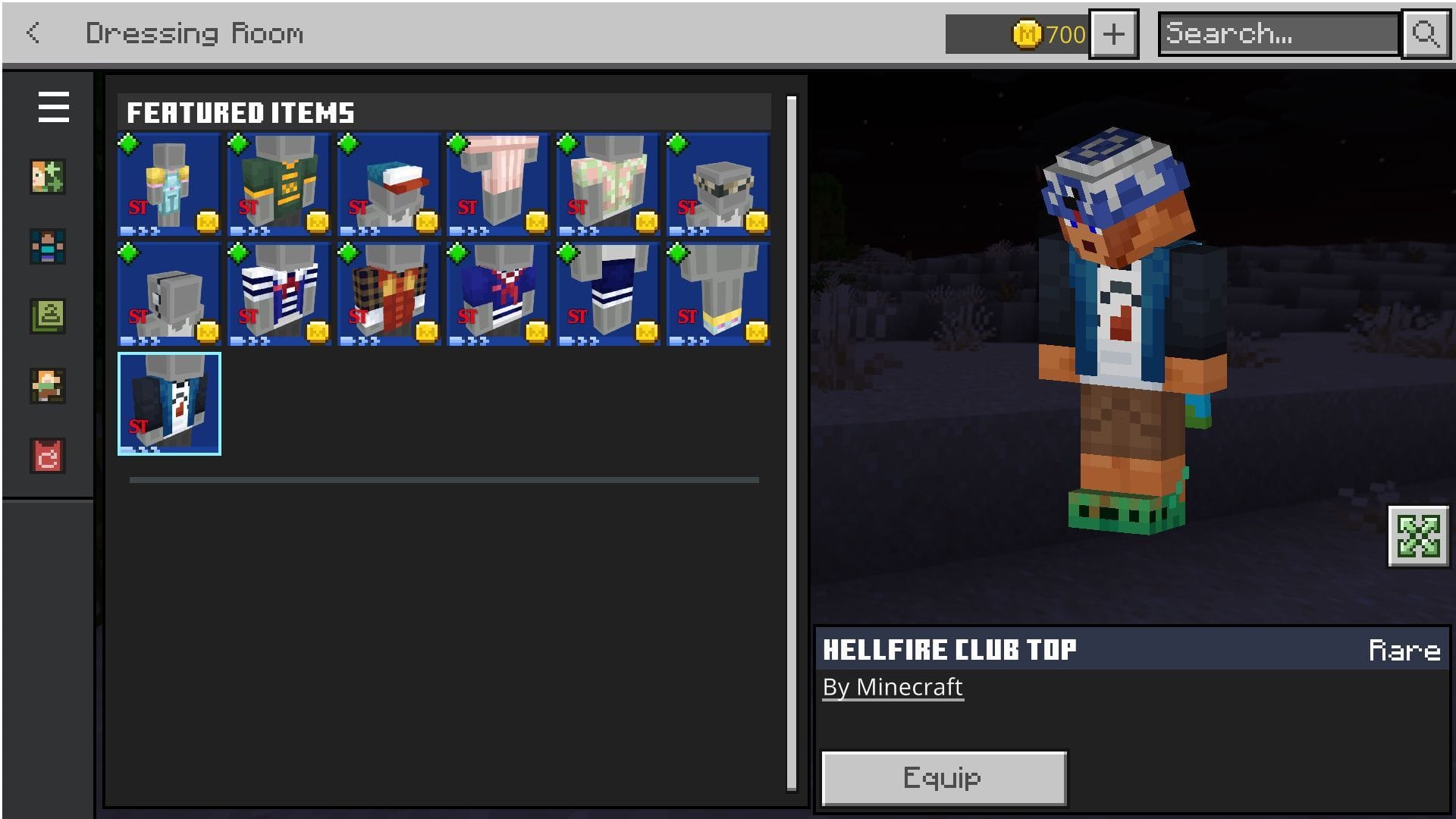 How to get free Hellfire Club T-shirt in Minecraft Bedrock