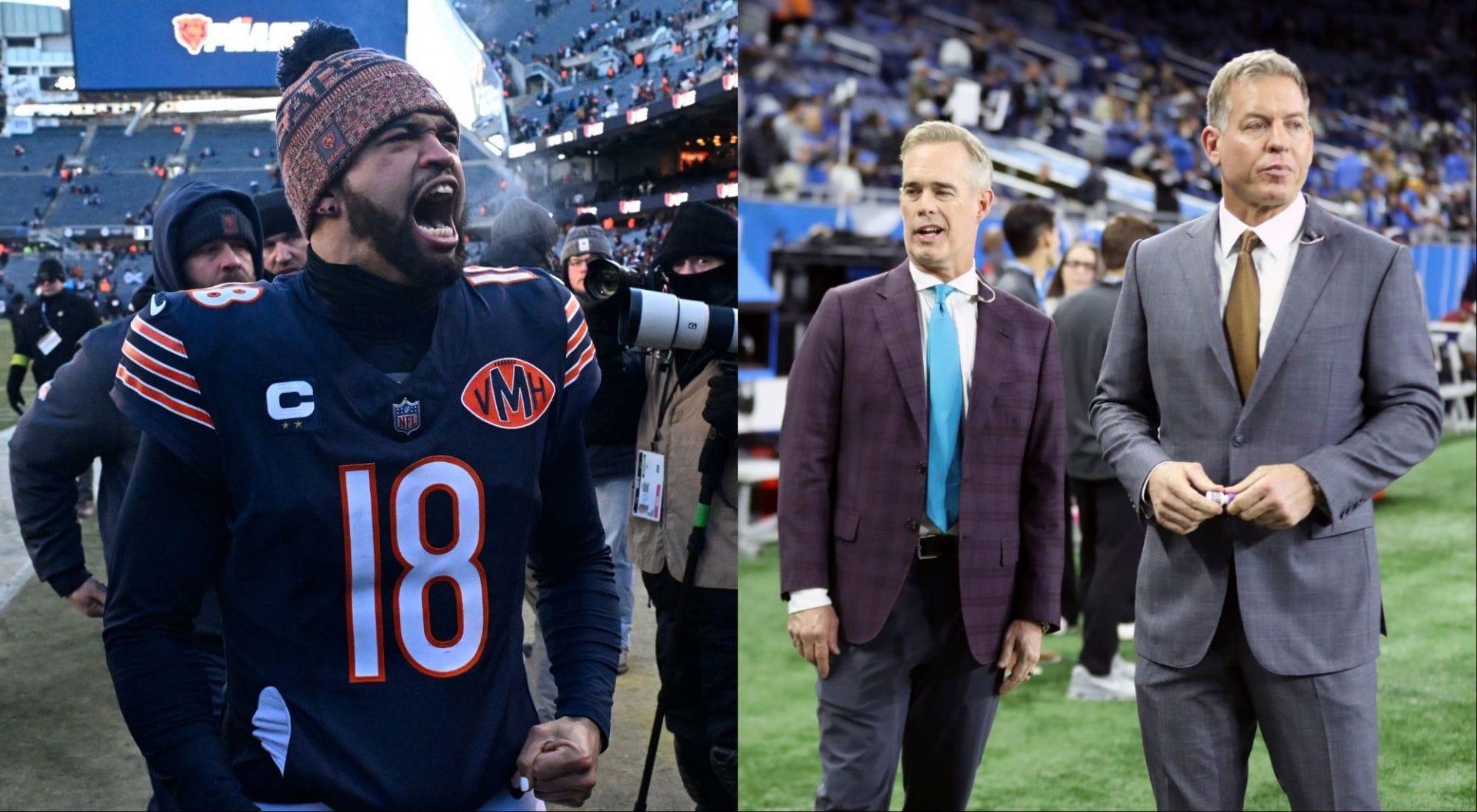 "Caleb Williams had to get his nails done": NFL fans react as Joe Buck ...