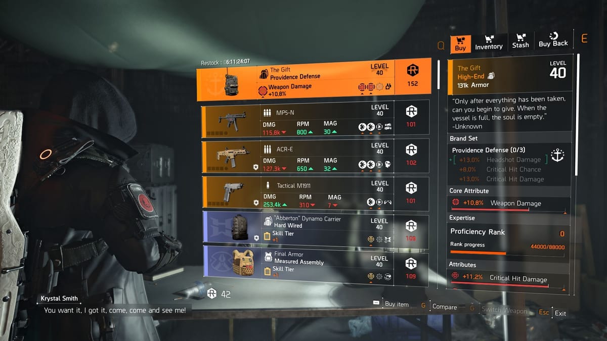 The Division 2 vendors this week (December 2 to 9, 2025): All named ...