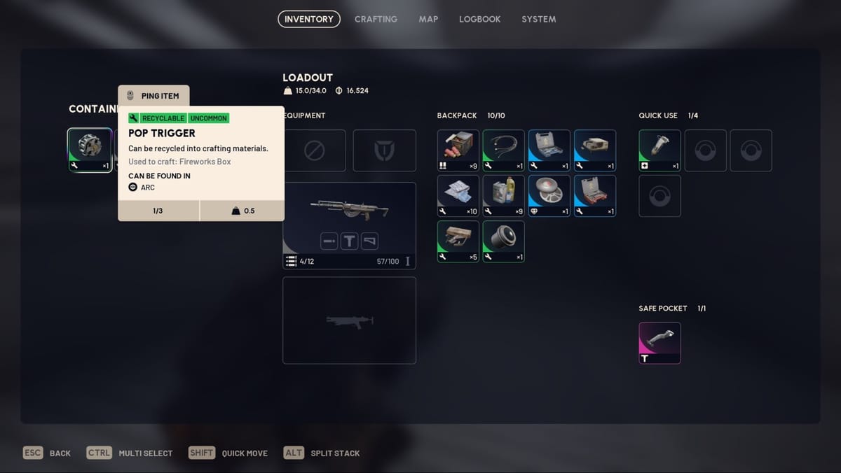 Where to find Pop Trigger in ARC Raiders