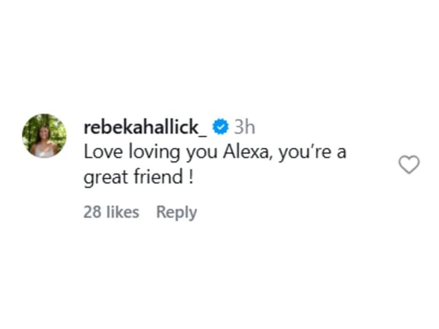 Rebekah Allick reacts to heartfelt appreciation after facing major ...