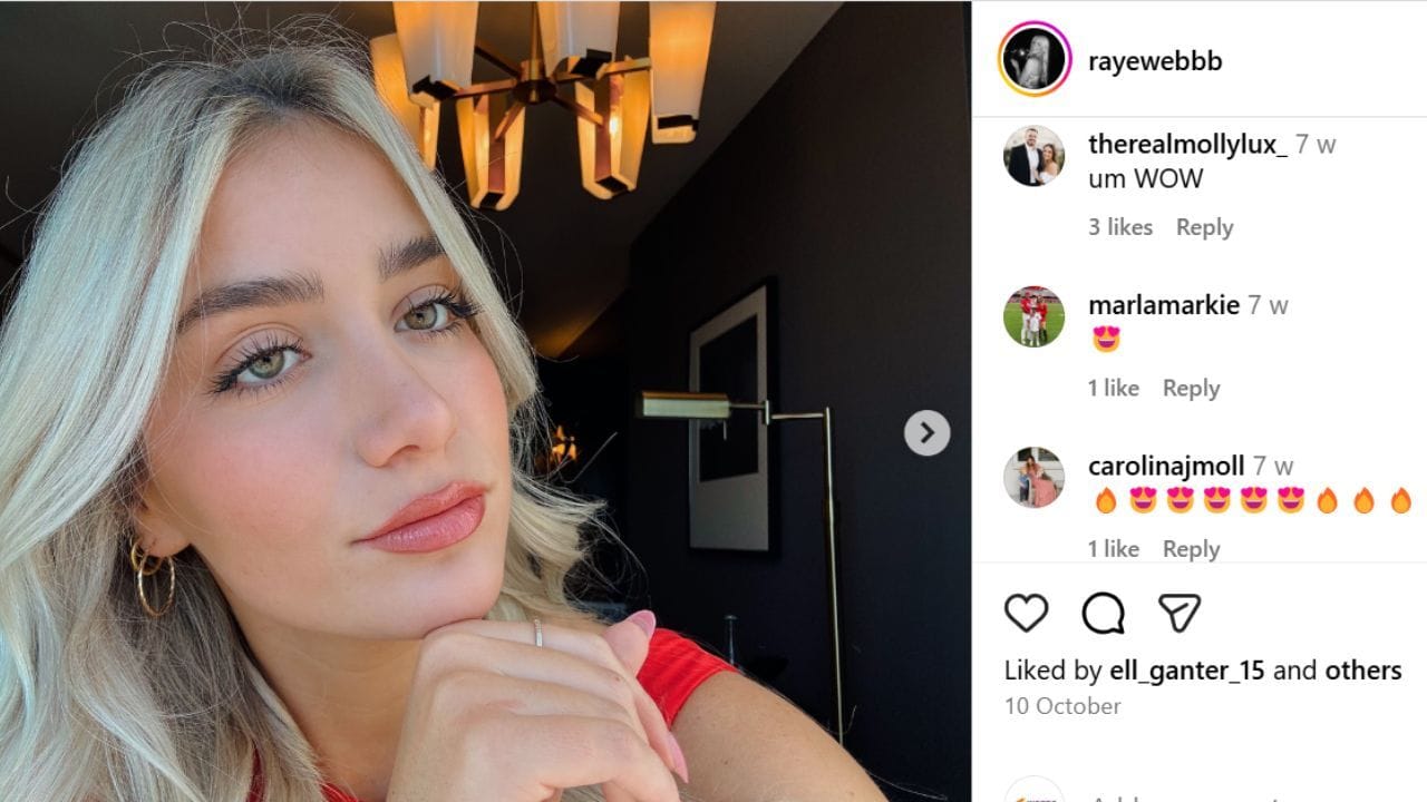 Elly De La Cruz's girlfriend Raye Webb declares allegiance to the Reds ...