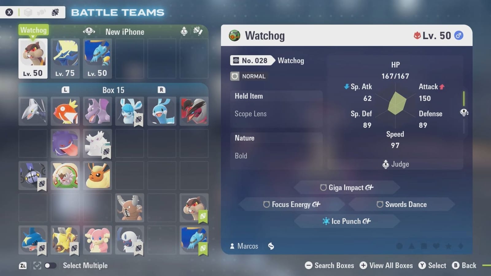 Best Watchog moveset and nature in Pokemon Legends Z-A Mega Dimension