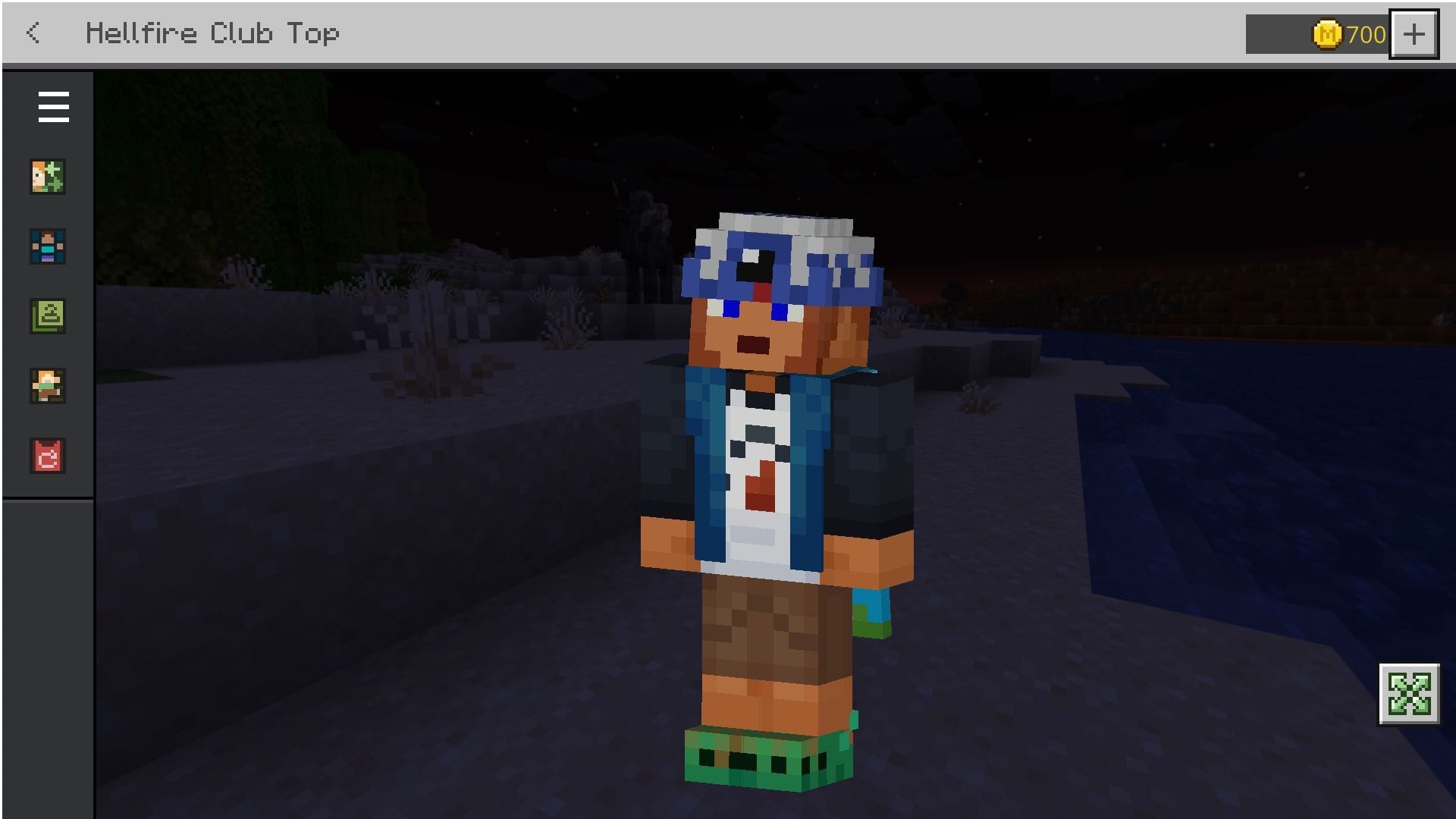 How to get free Hellfire Club T-shirt in Minecraft Bedrock