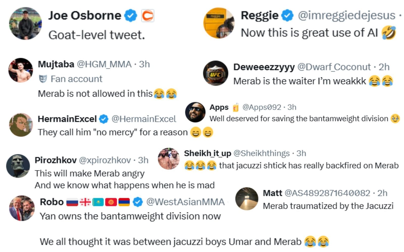 Merab Dvalishvili: "GOAT-level tweet" - Fans react as Petr Yan trolls ...