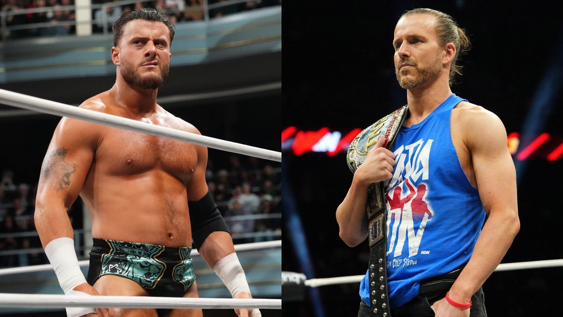 MJF suddenly pays a tribute to Adam Cole at AEW Worlds End 2025