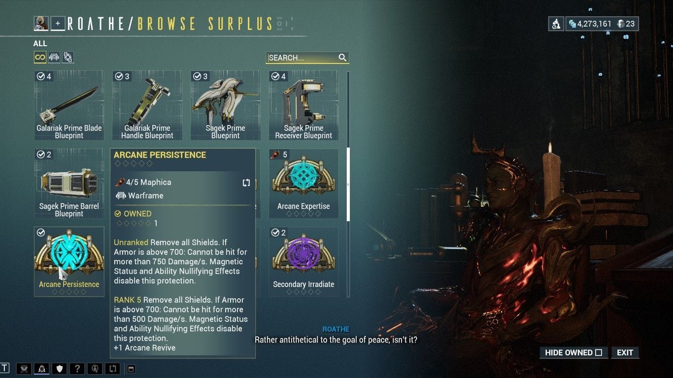 How to get Arcane Persistence in Warframe - Digitoclub