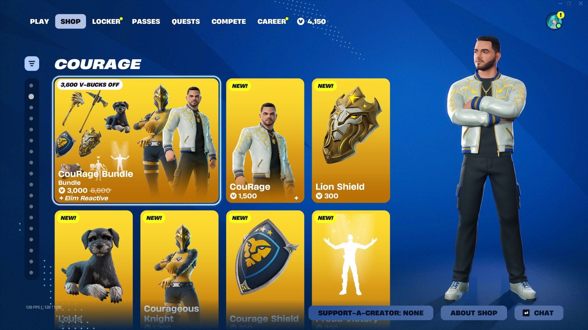 How to get CouRageJD skin in Fortnite