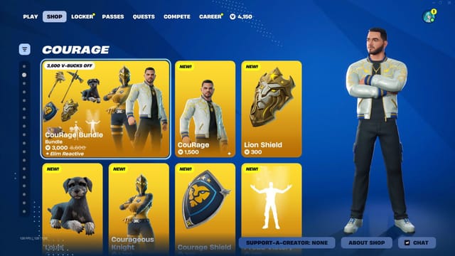 How to get CouRageJD skin in Fortnite