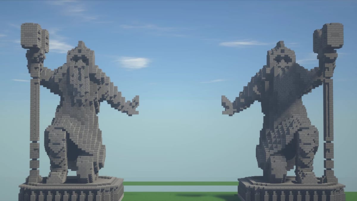 5 statue build ideas for Minecraft