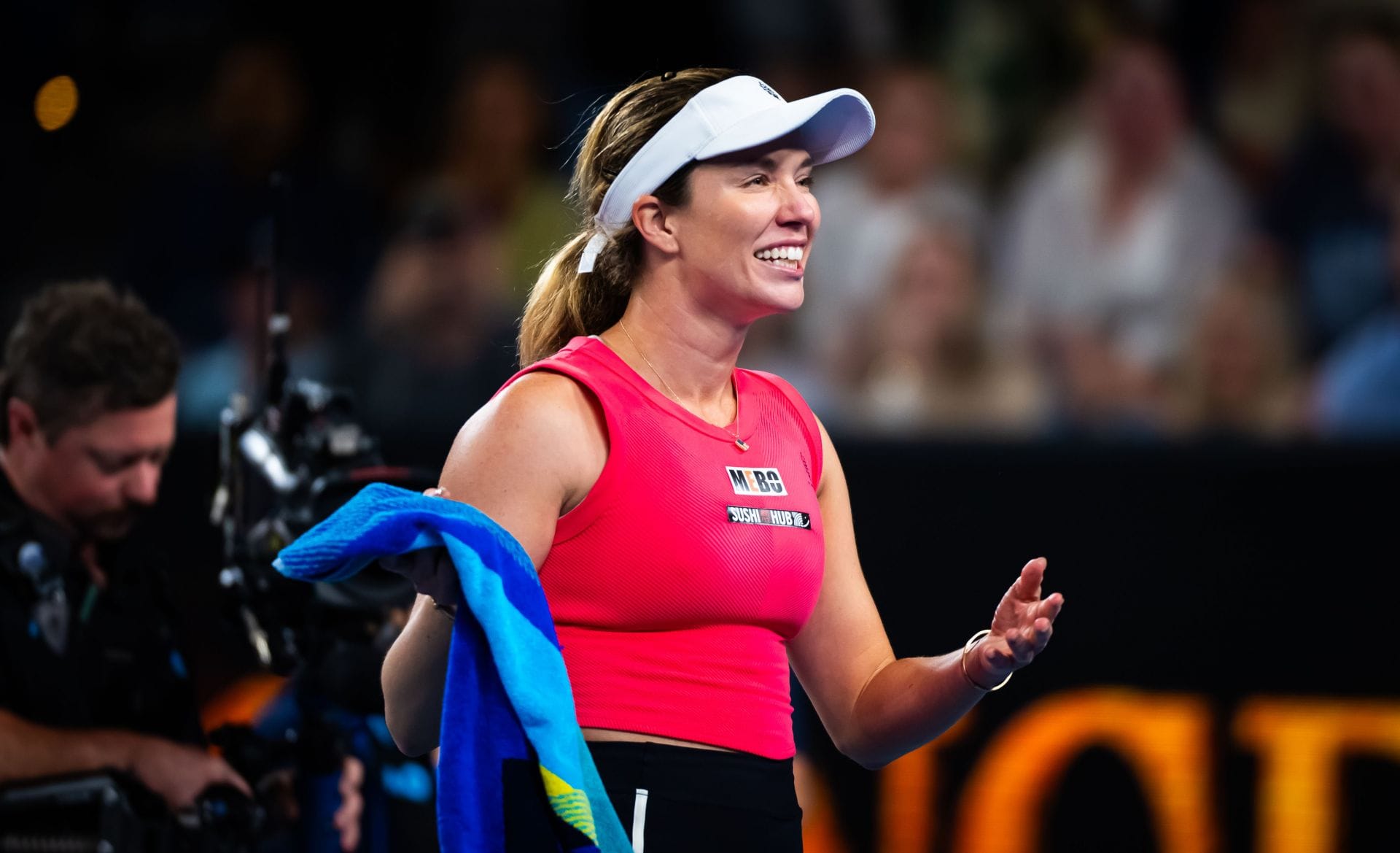 Danielle Collins gets the 'best surprise' of her life to end 2025