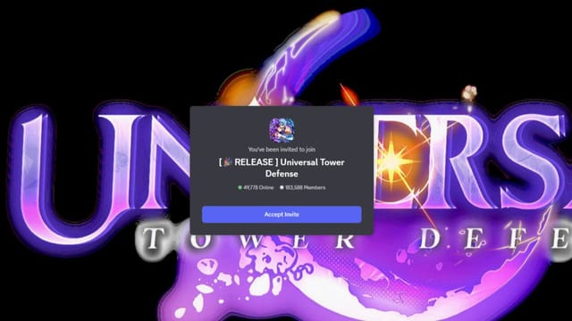 How to join the Universal Tower Defense Discord server