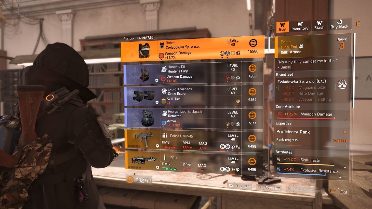 The Division 2 vendors this week (December 23 to 30, 2025): All named ...