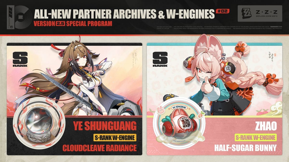 Zenless Zone Zero version 2.5 events and rewards