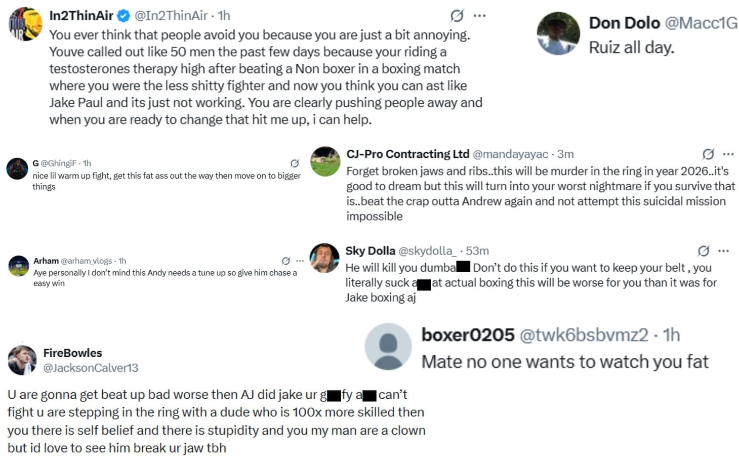 "There is self-belief, and there is stupidity" - Fans react as Andrew ...