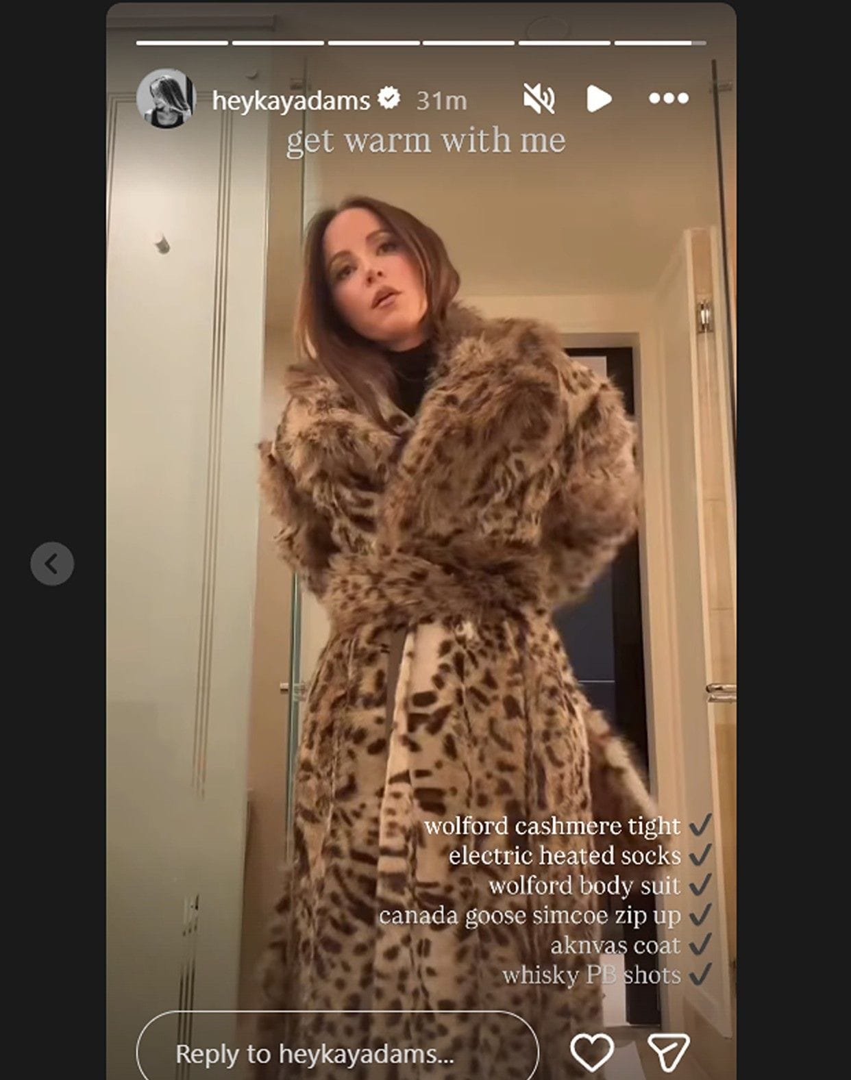 [PIC] Kay Adams serves major fashion goals in leopard print fur coat as ...