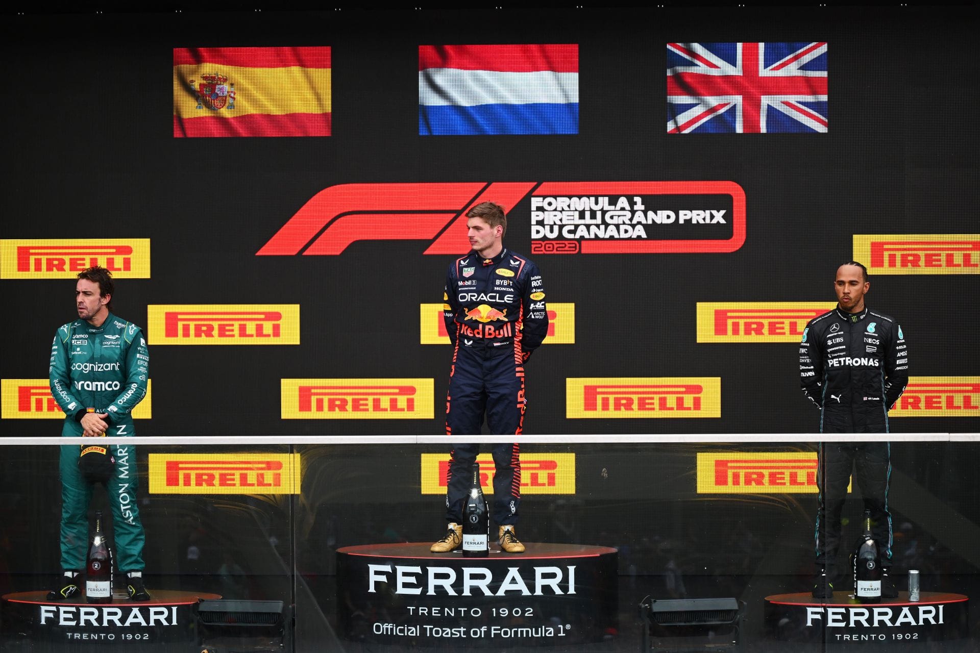 Lewis Hamilton misses out as Max Verstappen and Fernando Alonso make an ...