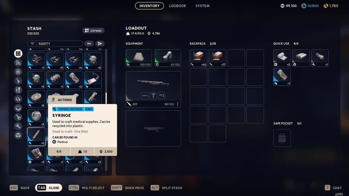 How to find Syringe in Arc Raiders