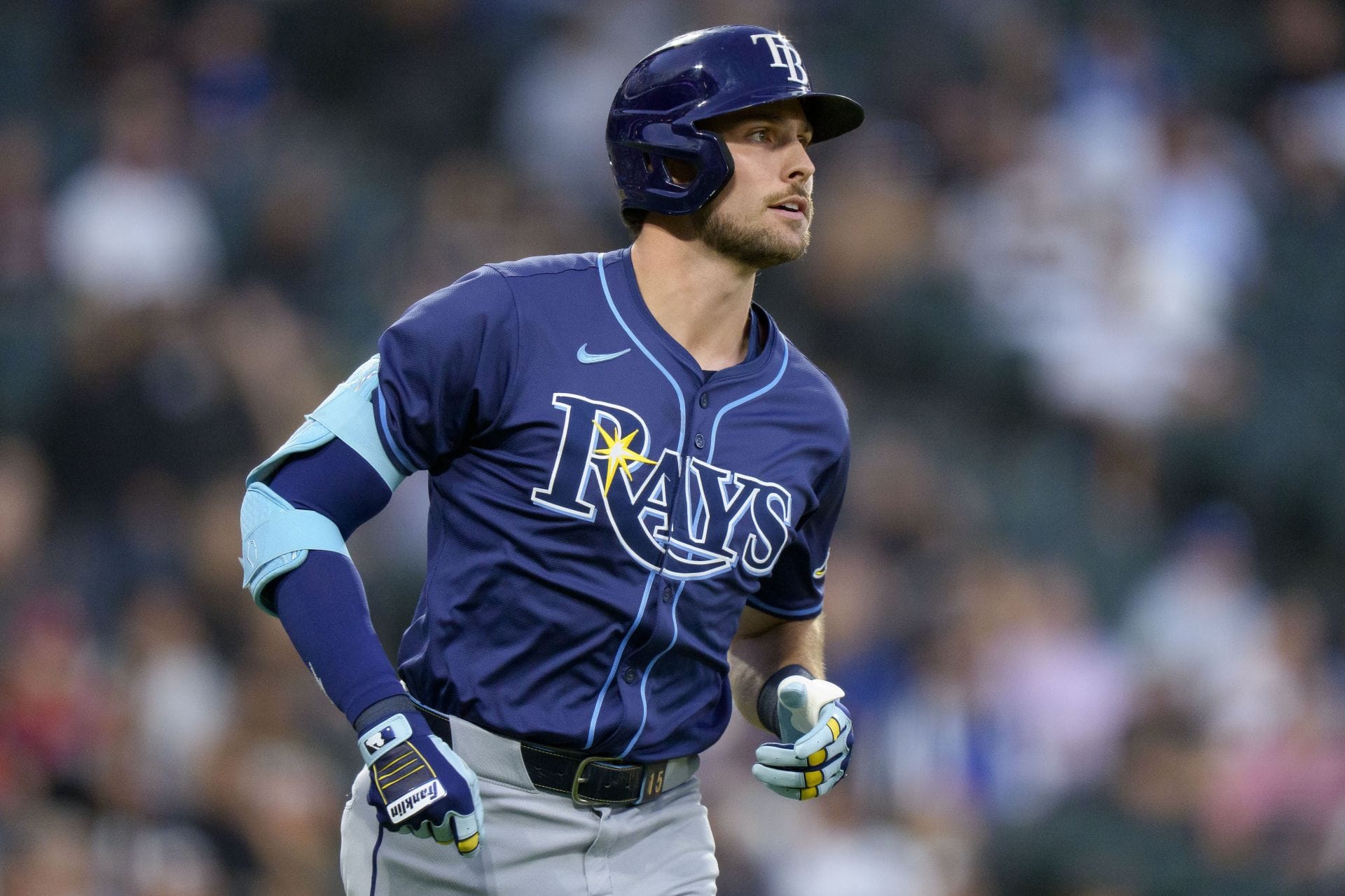 Josh Lowe's wife Anna drops 2-word reaction to star OF’s 3-team Angels ...