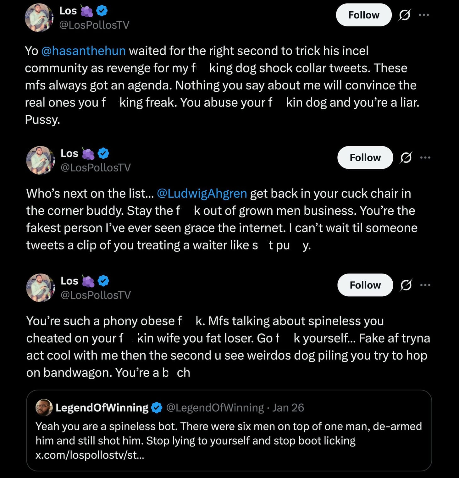 LosPollosTV goes off at Ludwig, HasanAbi, and more following recent ...