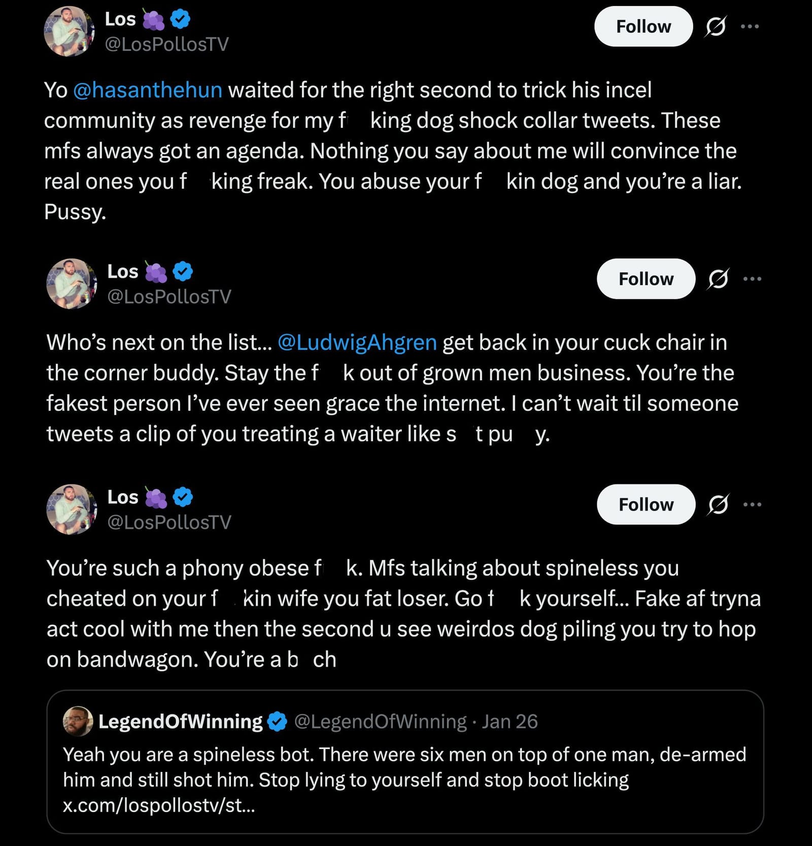 LosPollosTV goes off at Ludwig, HasanAbi, and more following recent ...