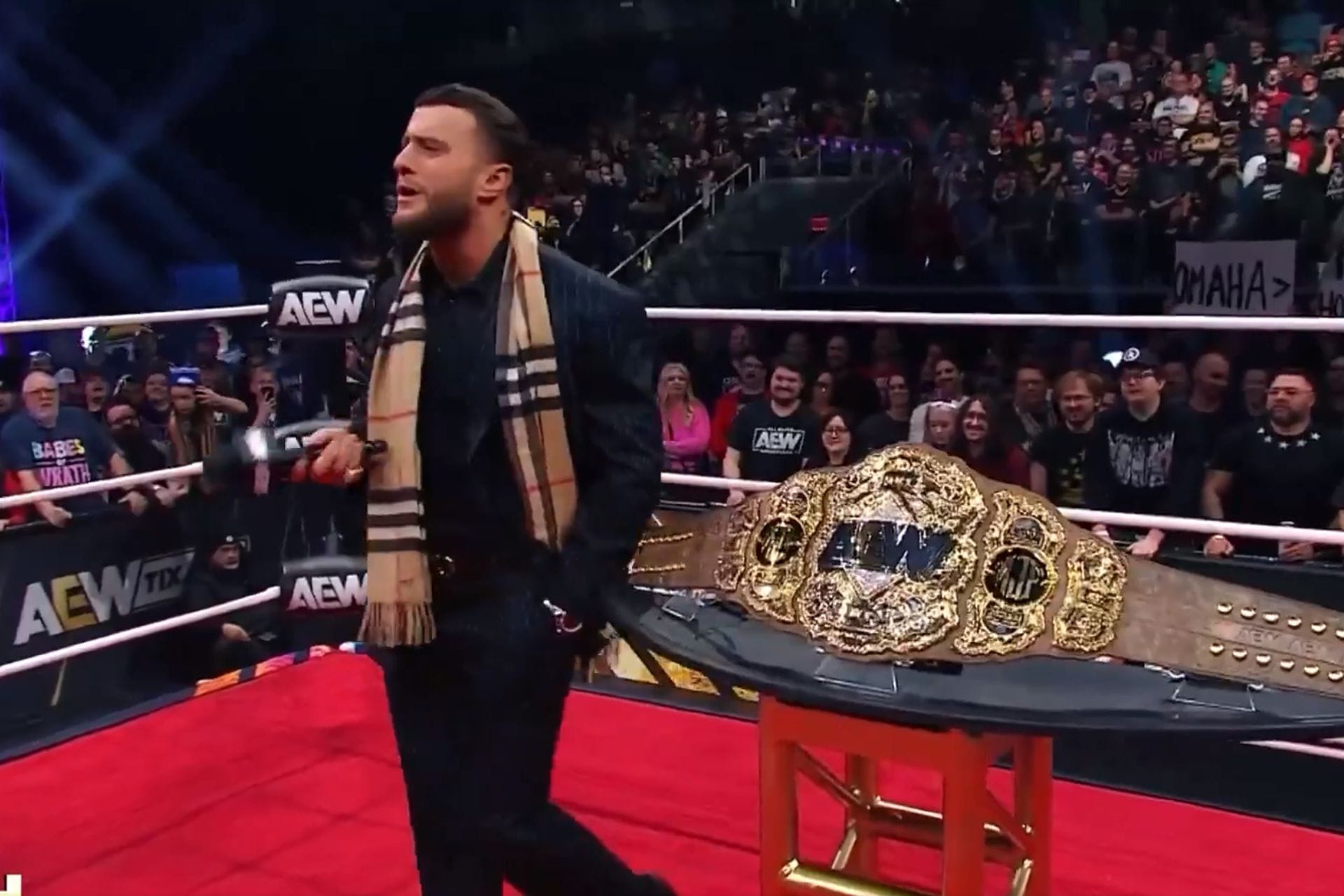 MJF offers to put the AEW World Championship on the line outside the ...