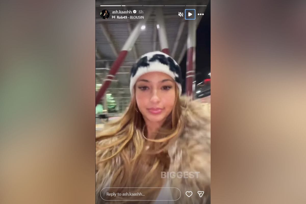 Caleb Williams' rumored girlfriend Ash Kaashh turns heads at Soldier ...